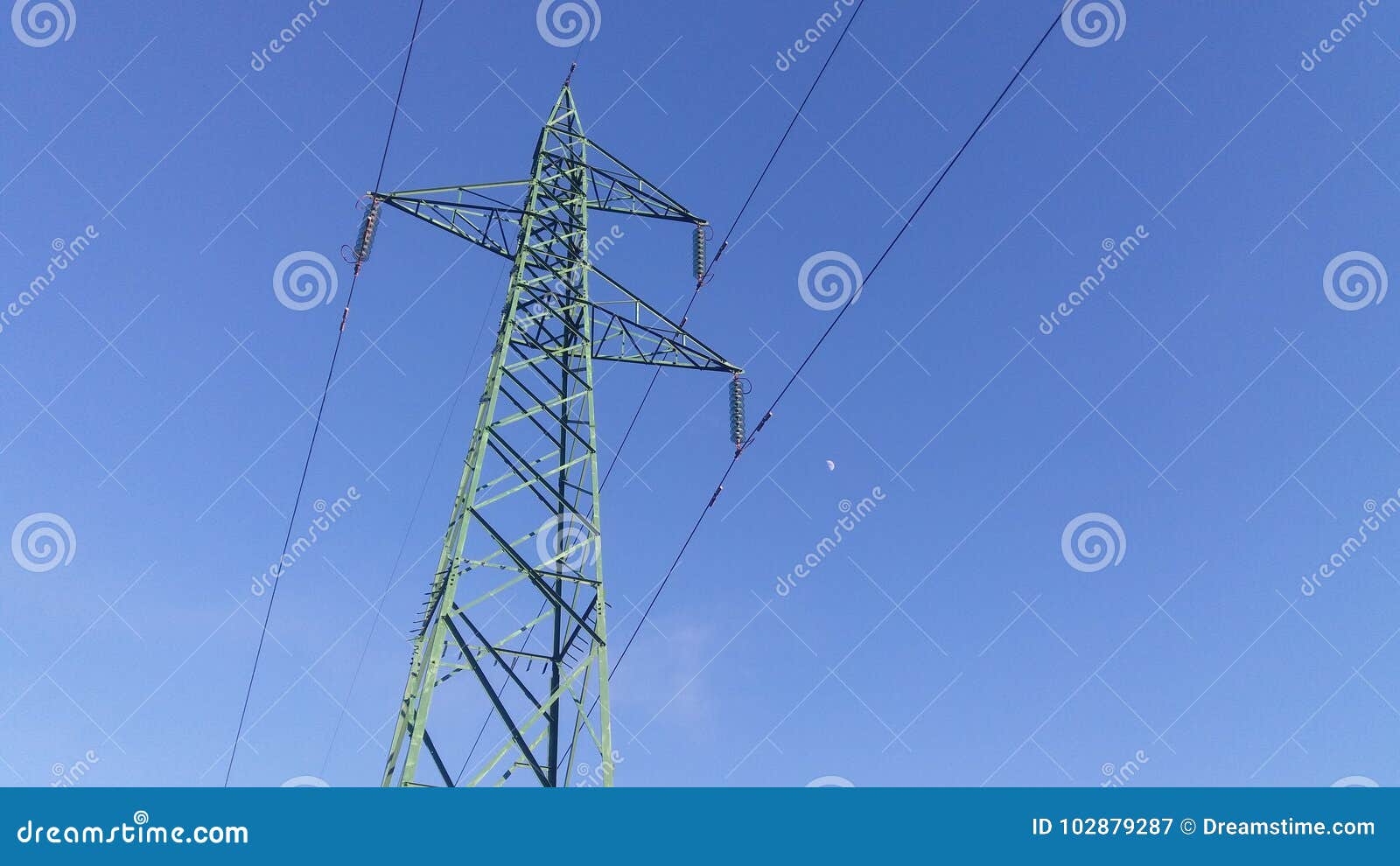Electric stock image. Image of tower, pylon, electrical - 102879287