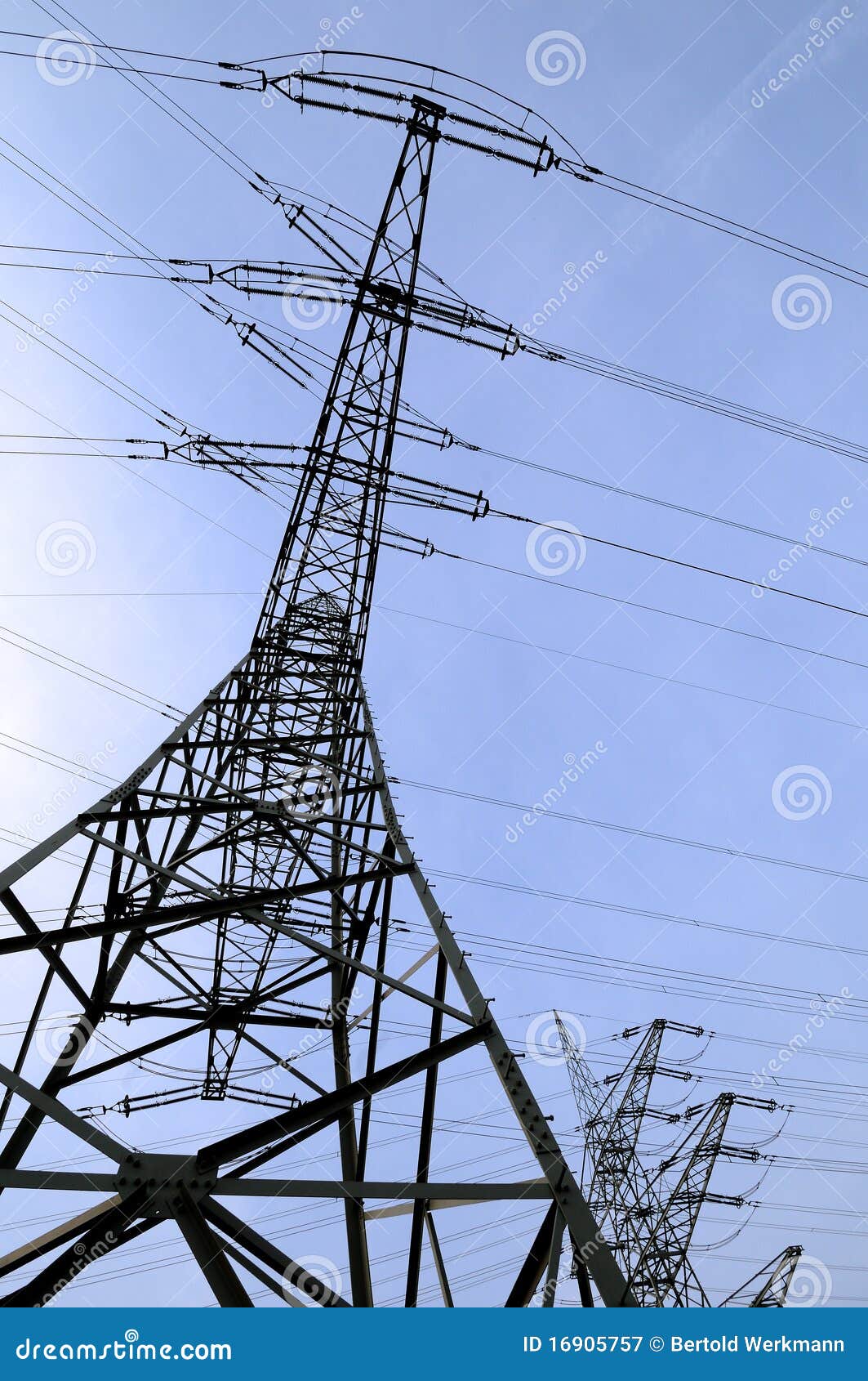 Electrical towers stock image. Image of industrial, current - 16905757