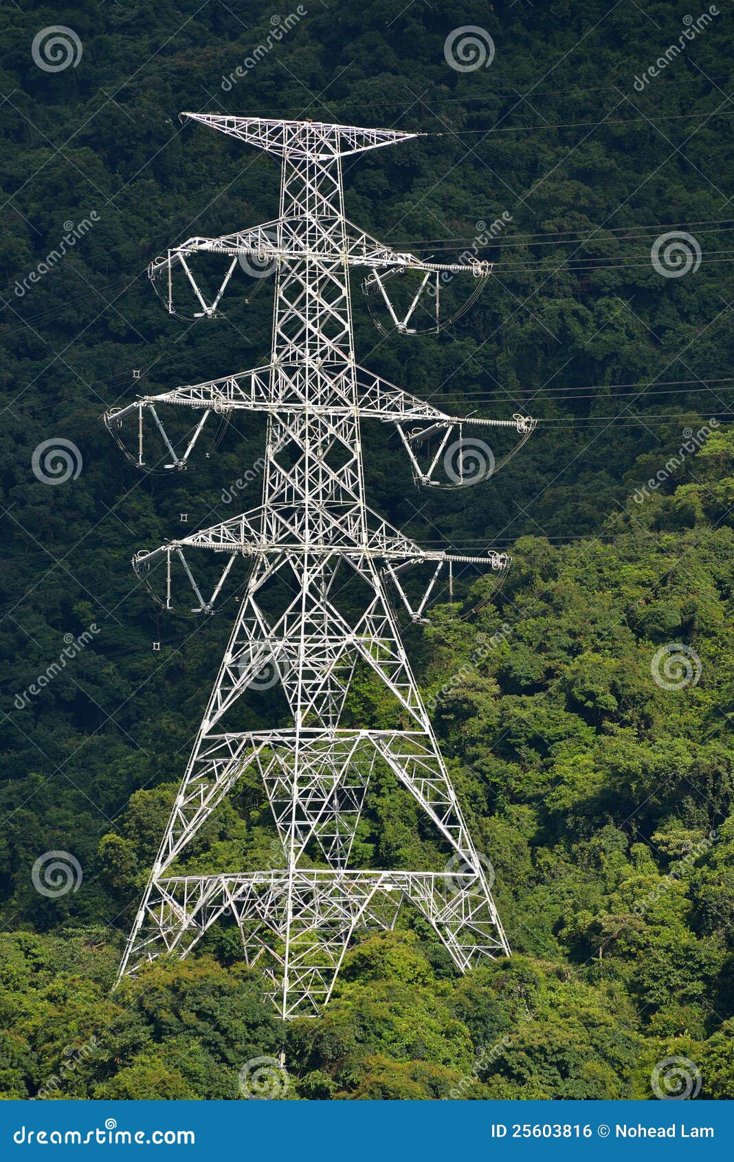 Electrical Towers In Landscape Royalty-Free Stock Photo | CartoonDealer ...