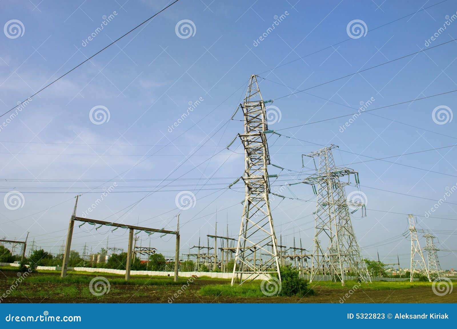 Electrical Towers Royalty-Free Stock Image | CartoonDealer.com #18155020