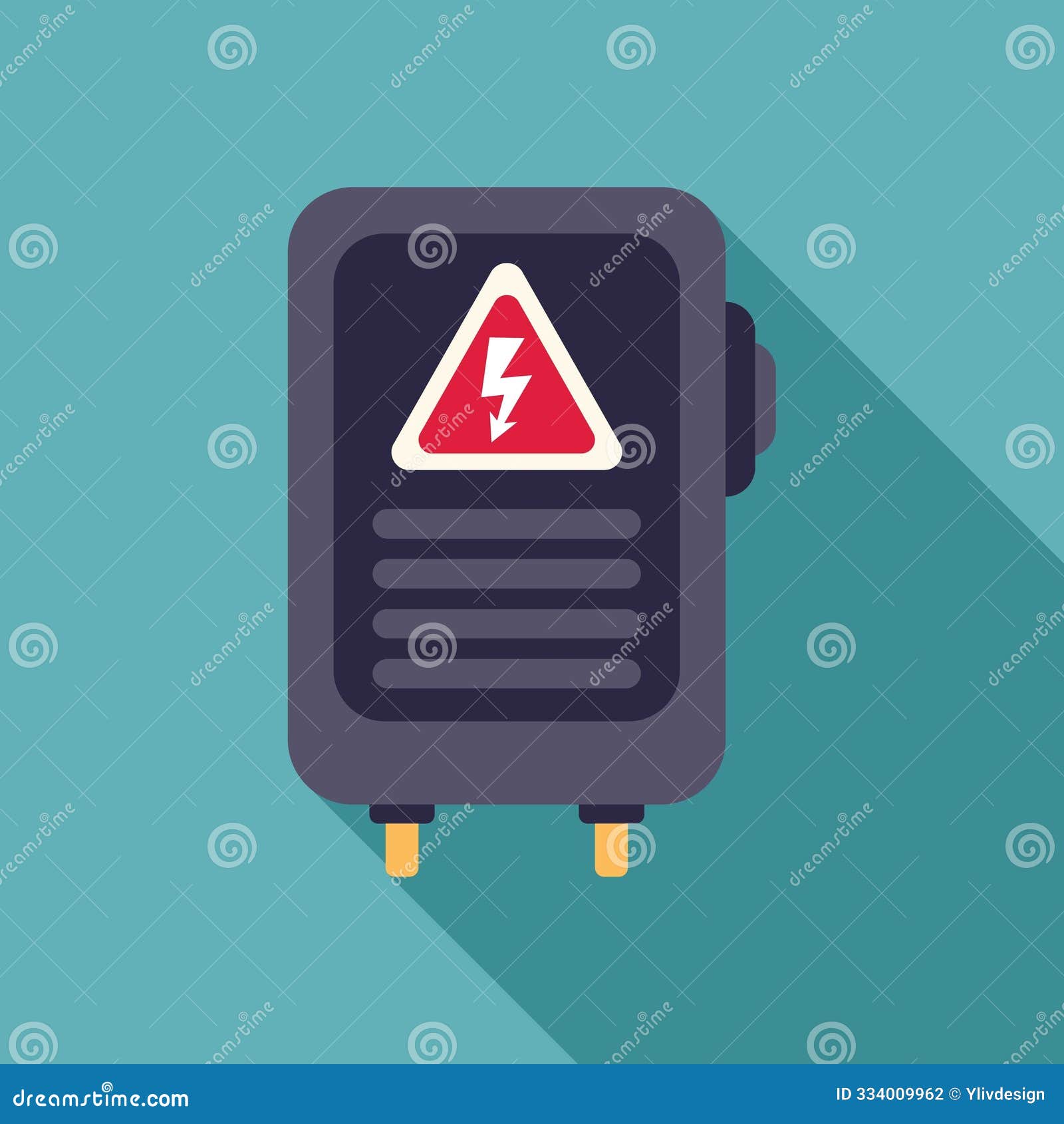 Electrical Transformer Icon Color Illustration Cartoon Vector ...