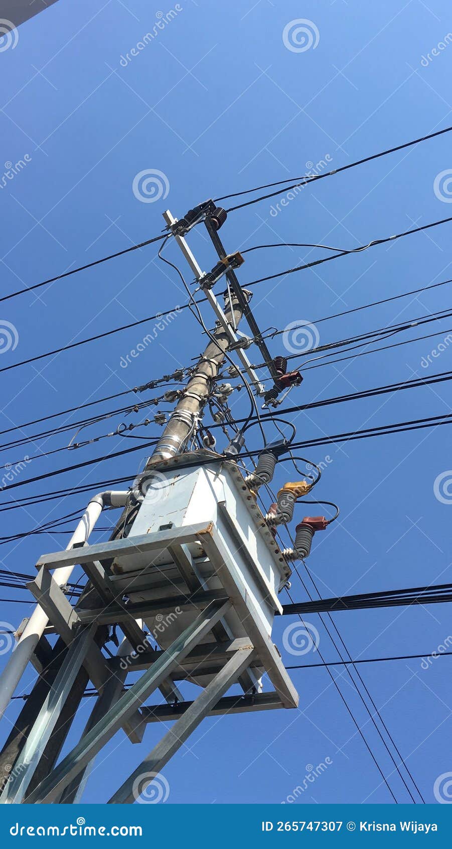 Electrical transformer stock image. Image of transformer - 265747307