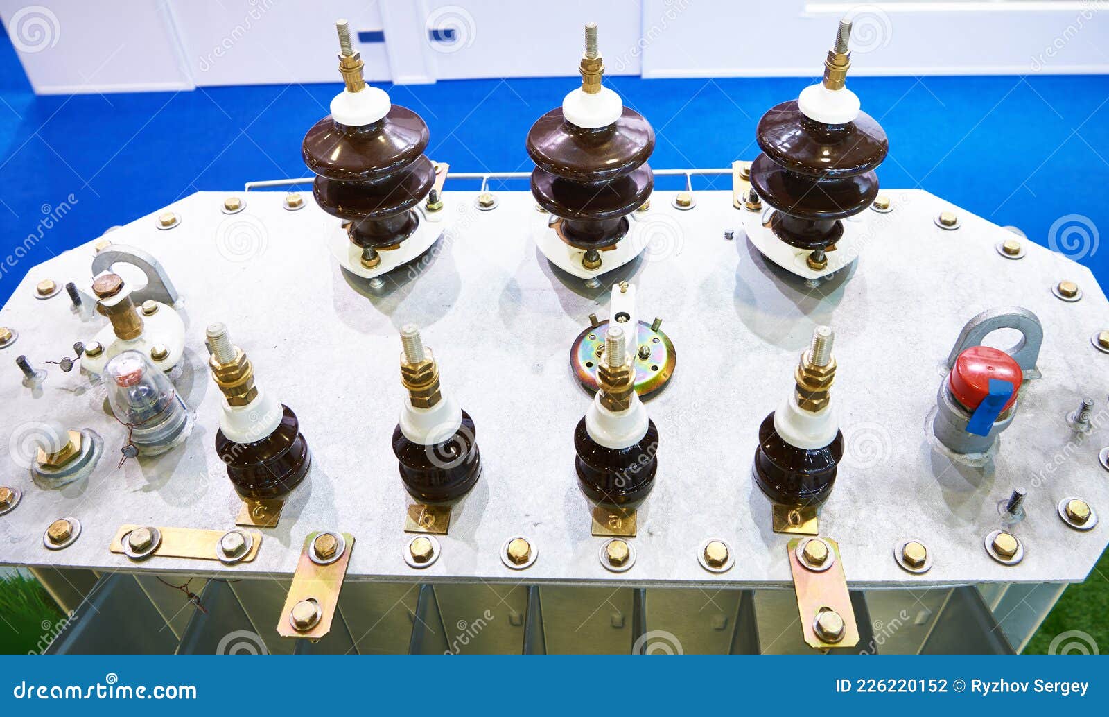 Electrical transformer stock photo. Image of current - 226220152