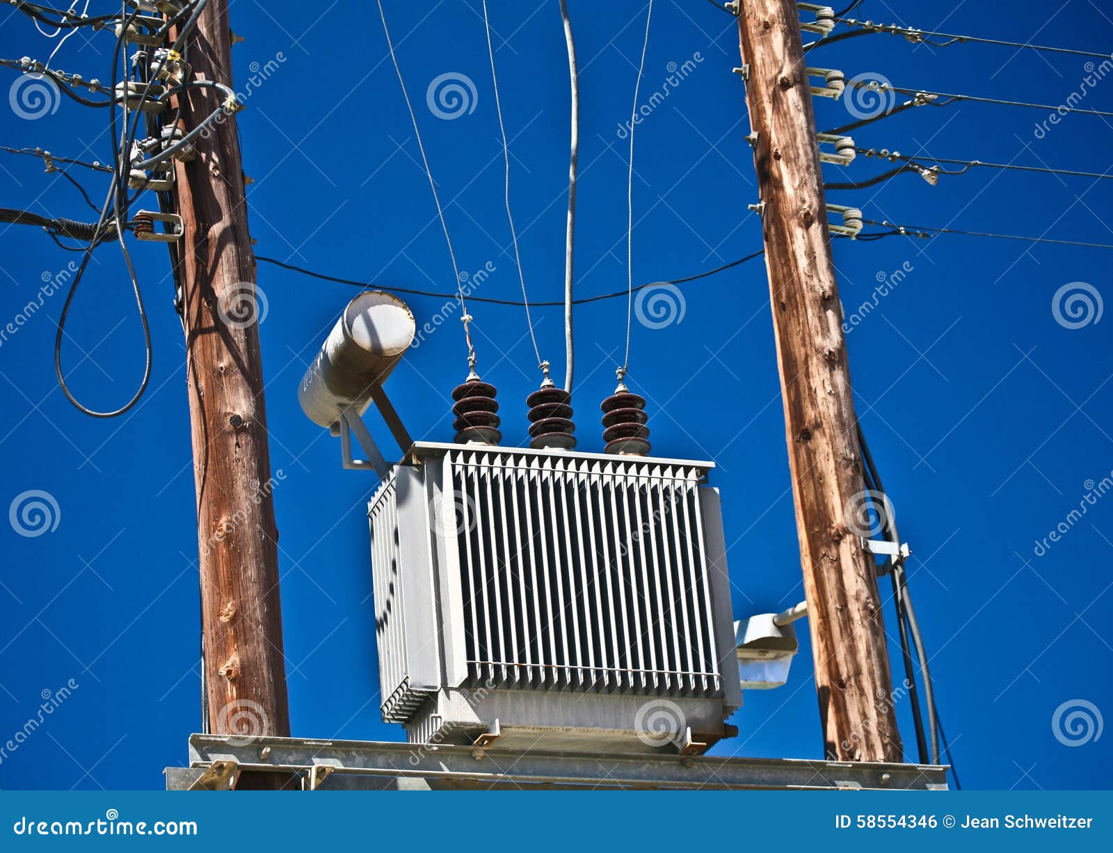Mast Transformer Substation Stock Photo | CartoonDealer.com #22875156