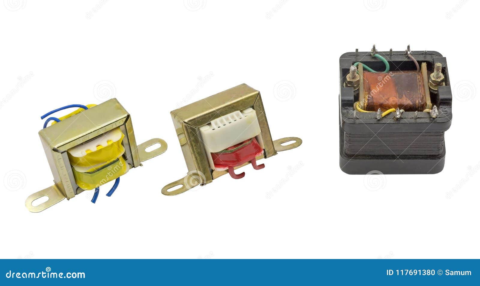 Electrical Transformers Aligned On PCB Stock Image | CartoonDealer.com ...
