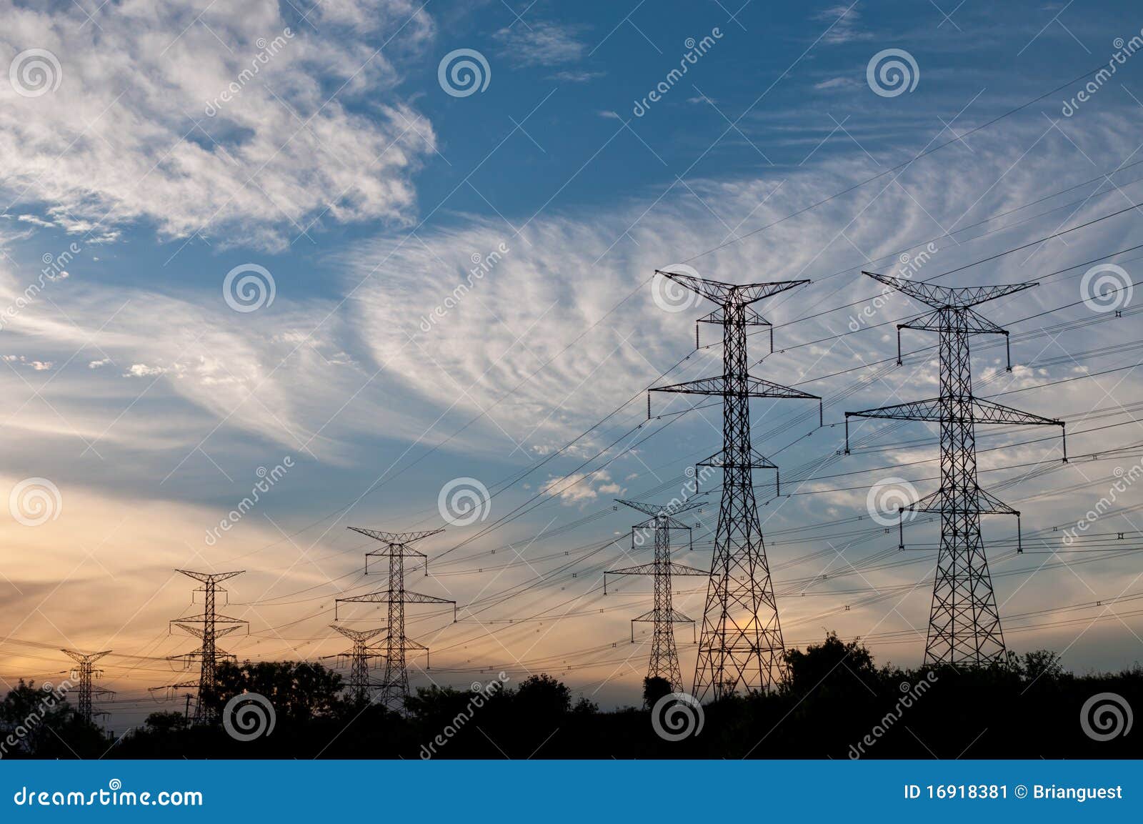 Electrical Transmission Towers-Electricity Pylons Stock Image - Image ...