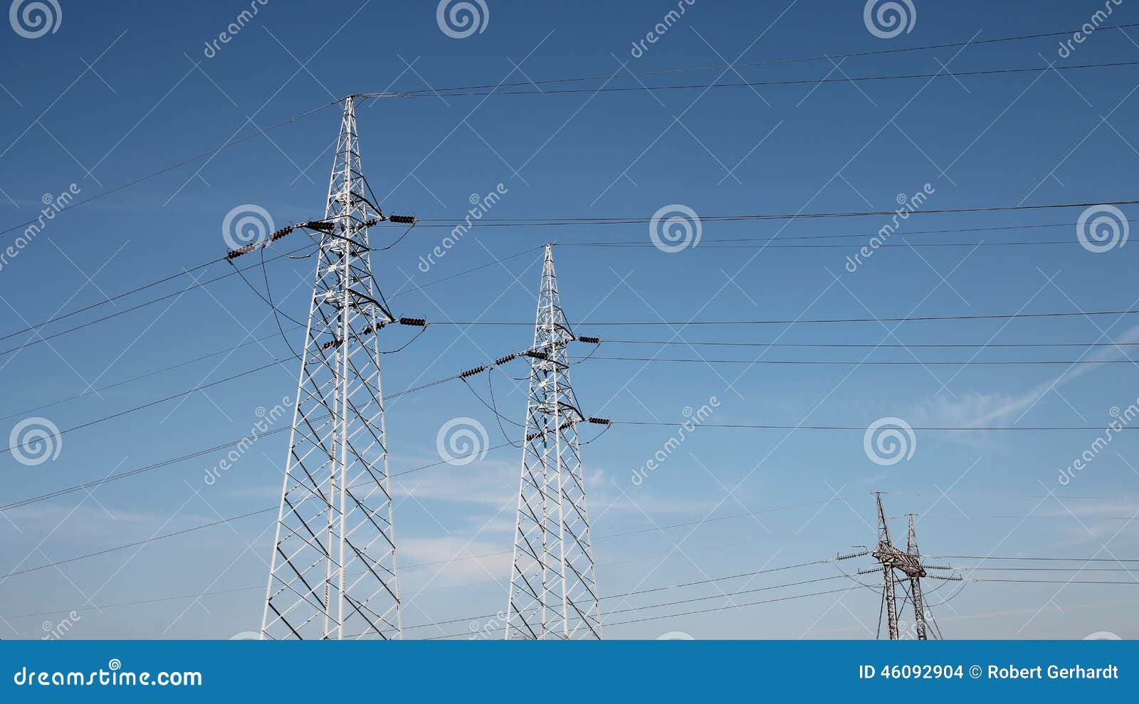 Electrical Transmission Towers Stock Photo - Image of electricity ...