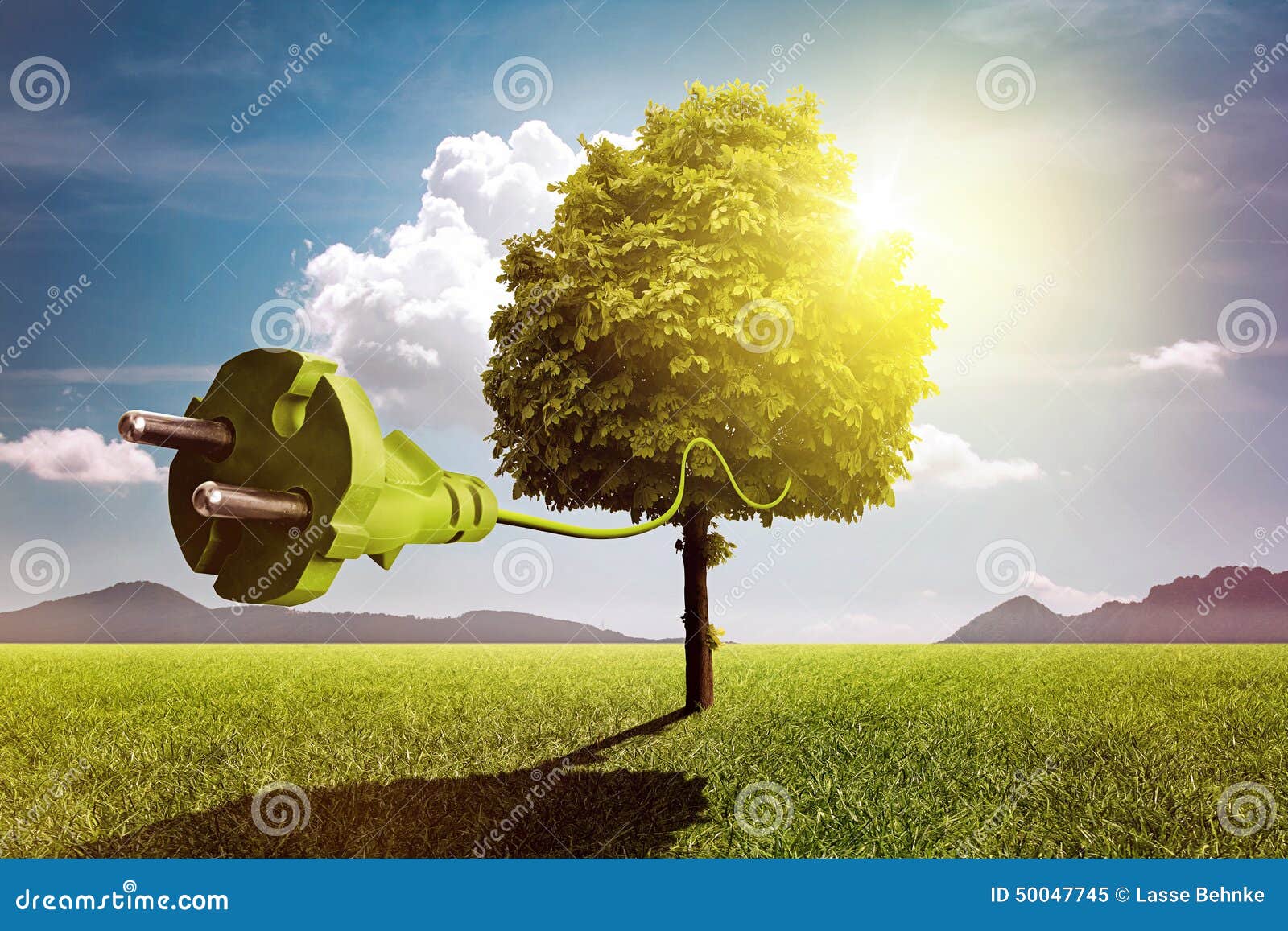 Electrical Tree stock image. Image of climate, effect - 50047745