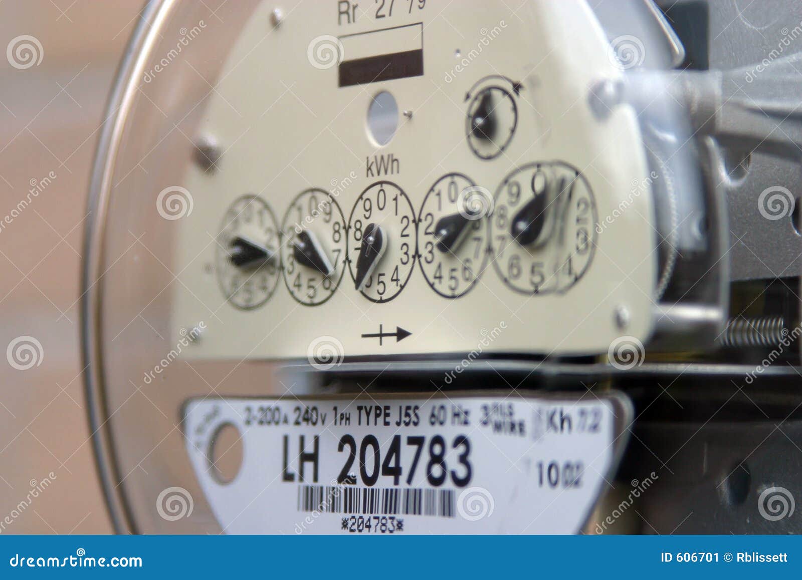 Electrical Utility Meter stock image. Image of utility - 606701