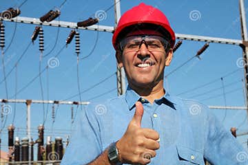 Electrical Utility Worker stock photo. Image of hand - 37145916