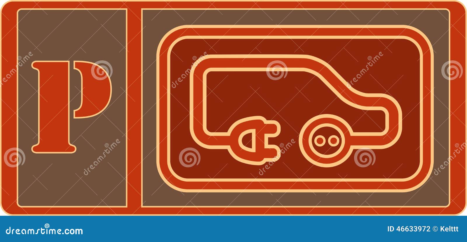 Electrical Vehicle Traffic Sign Charging Station Symbol Icon Set ...