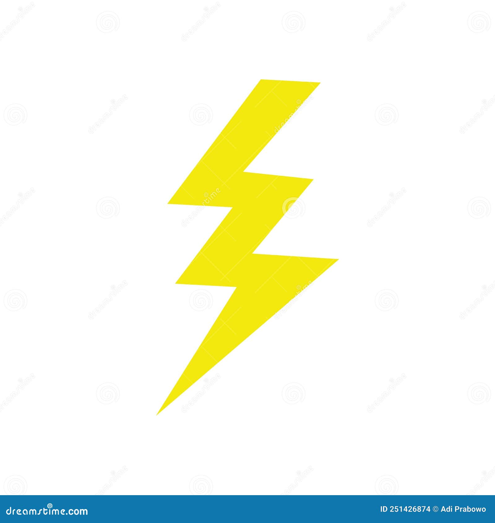 Electrical Voltage Icon Logo Vector Design Stock Vector - Illustration ...