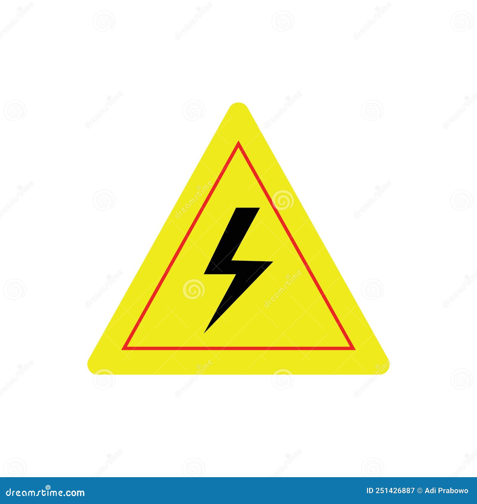 Electrical Voltage Icon Logo Vector Design Stock Vector - Illustration ...
