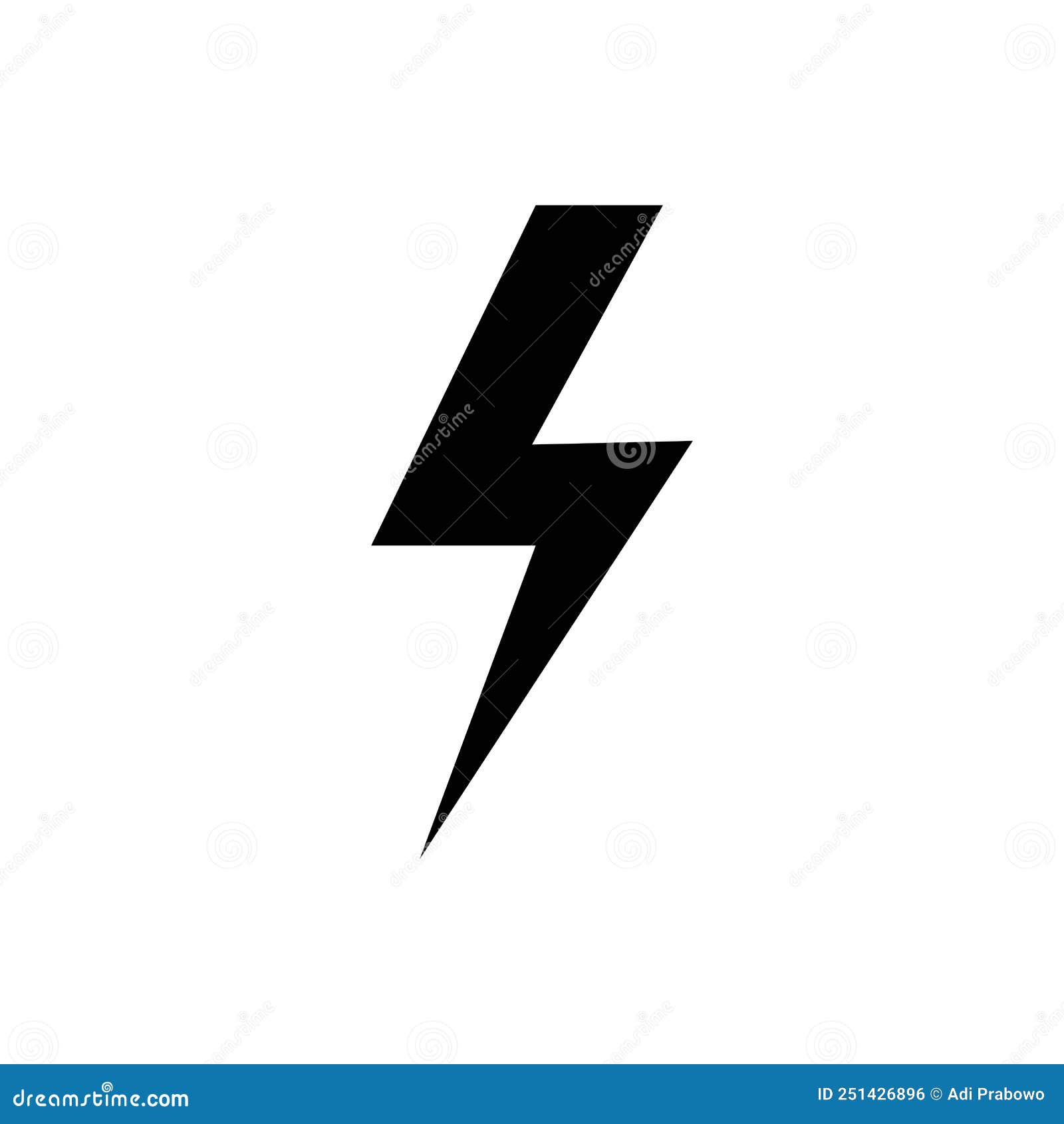 Electrical Voltage Icon Logo Vector Design Stock Vector - Illustration ...