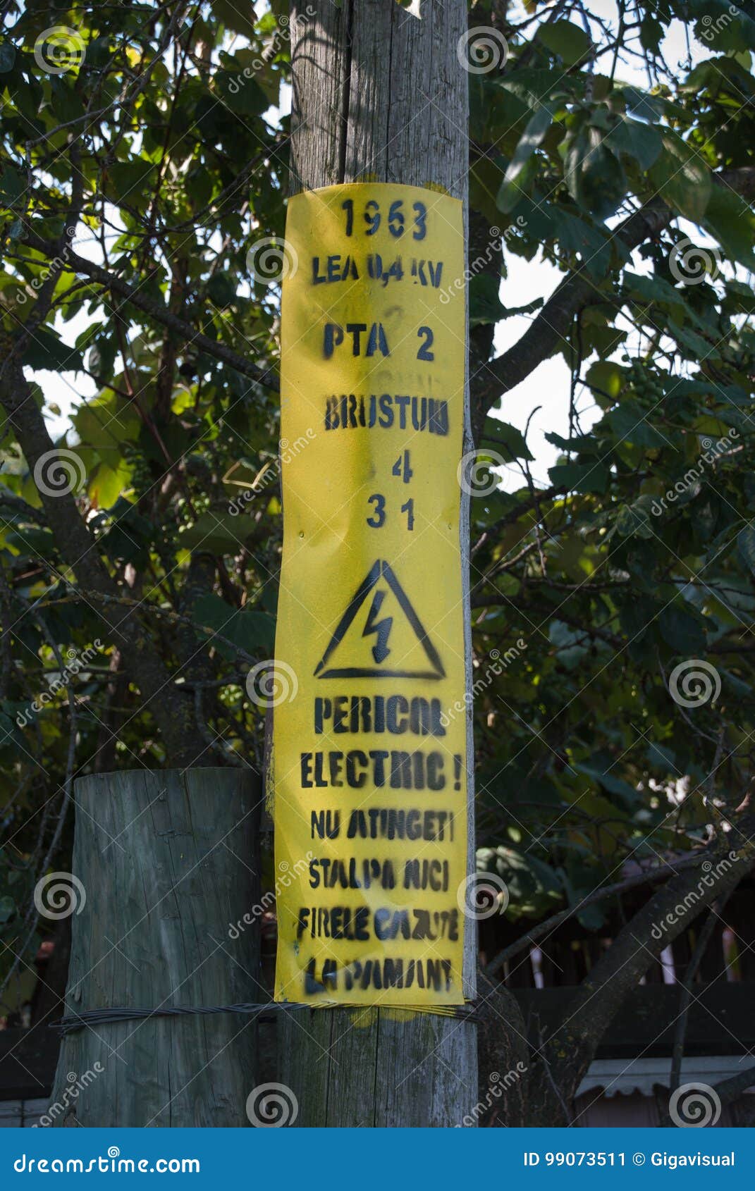 Electrical warning alert stock image. Image of manifest - 99073511