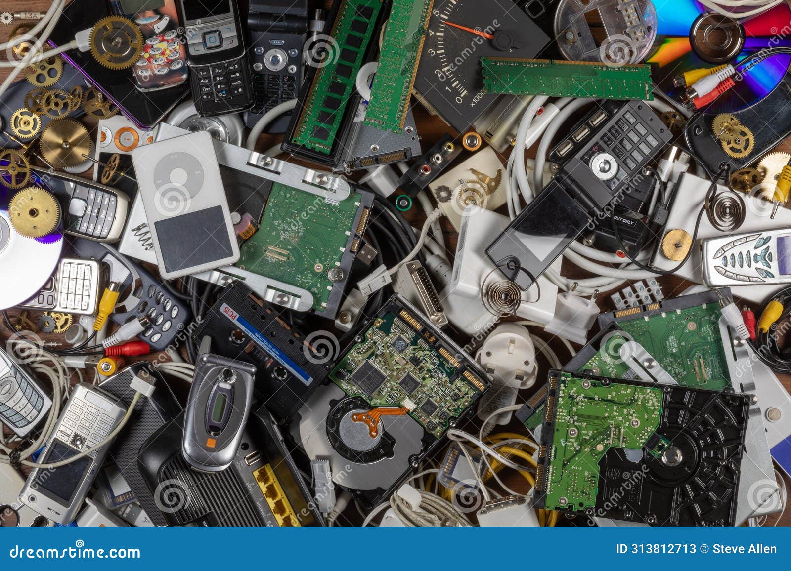 Electrical Waste - Old Technology for Recycling Editorial Stock Photo ...