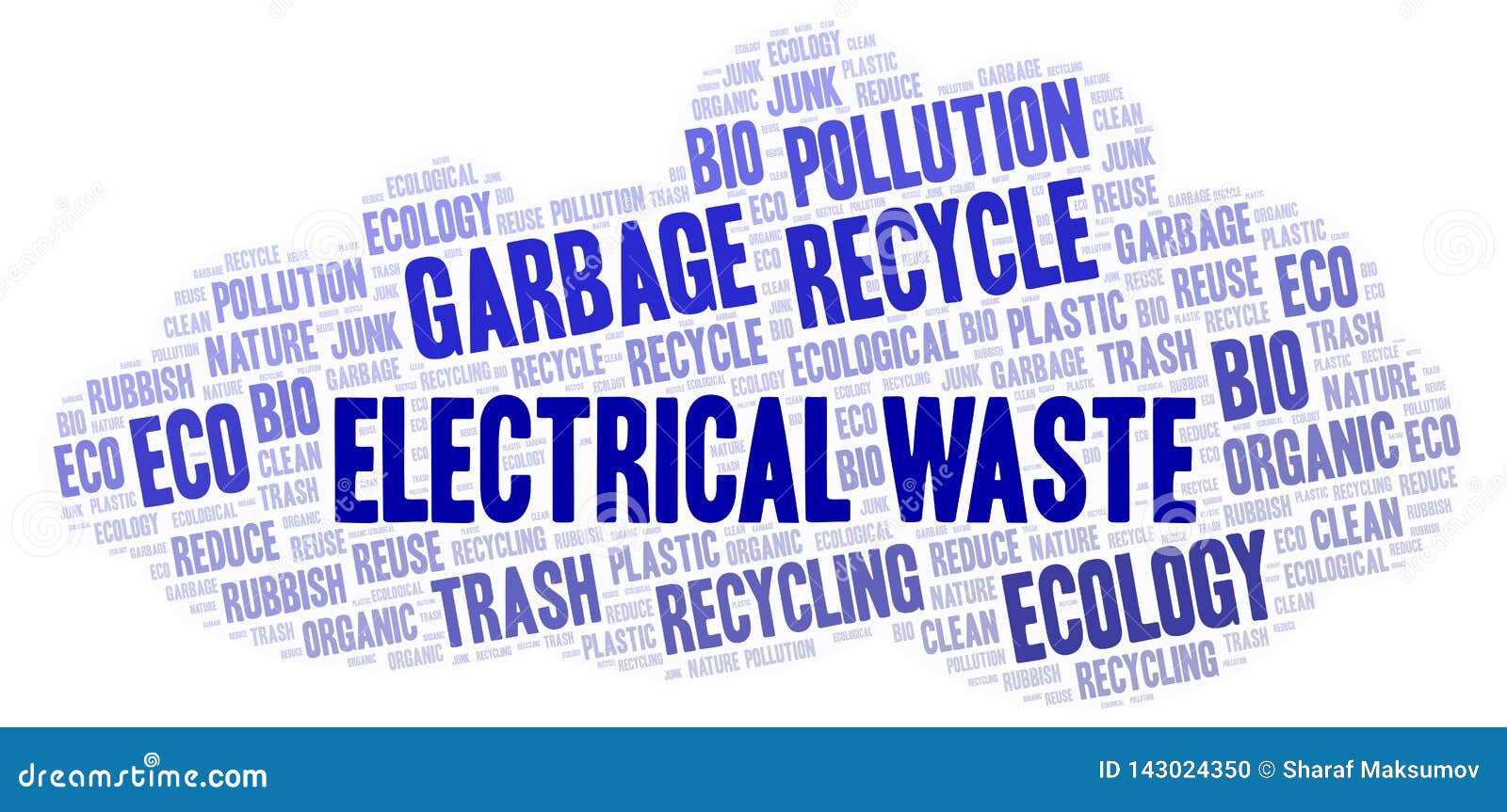 Electrical Waste Symbols Collection Cartoon Vector | CartoonDealer.com ...