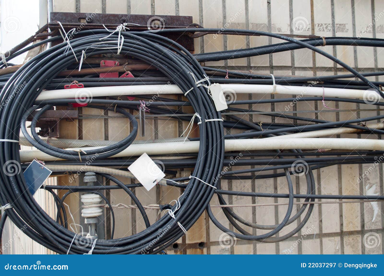 Electrical wire stock image. Image of dangerous, electricty - 22037297