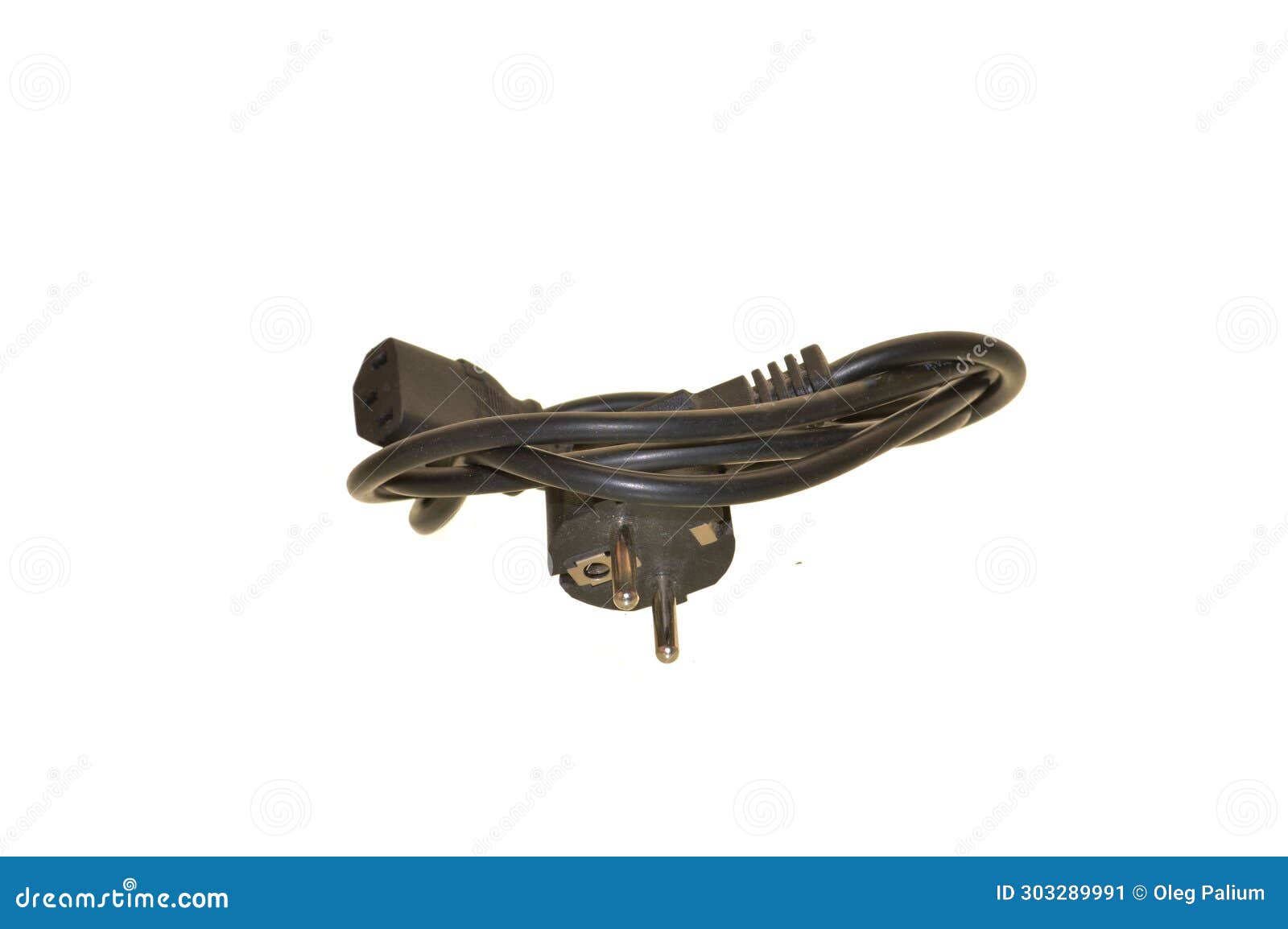 Electrical Wire Isolated on White Background Stock Image - Image of ...