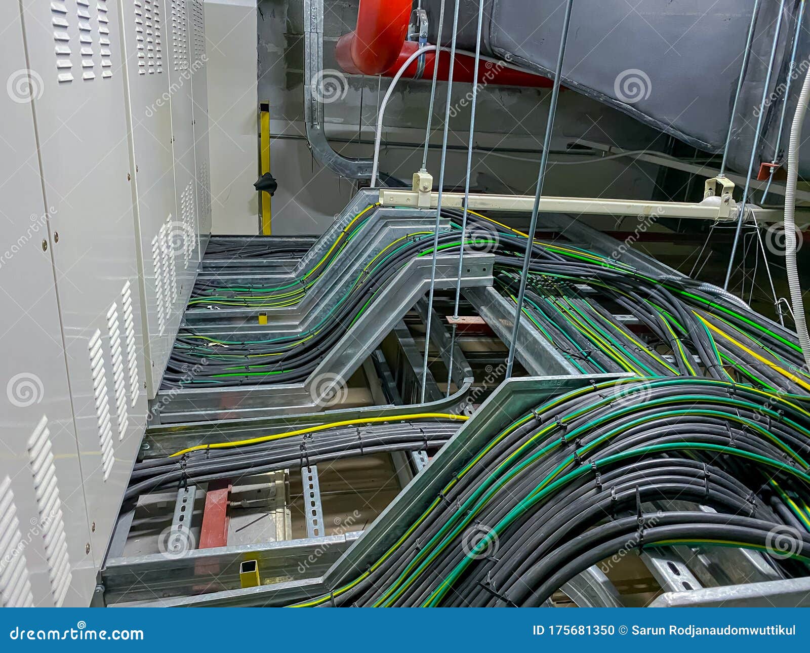 Electrical Wire or Lan Network Wiring Stock Photo - Image of business ...