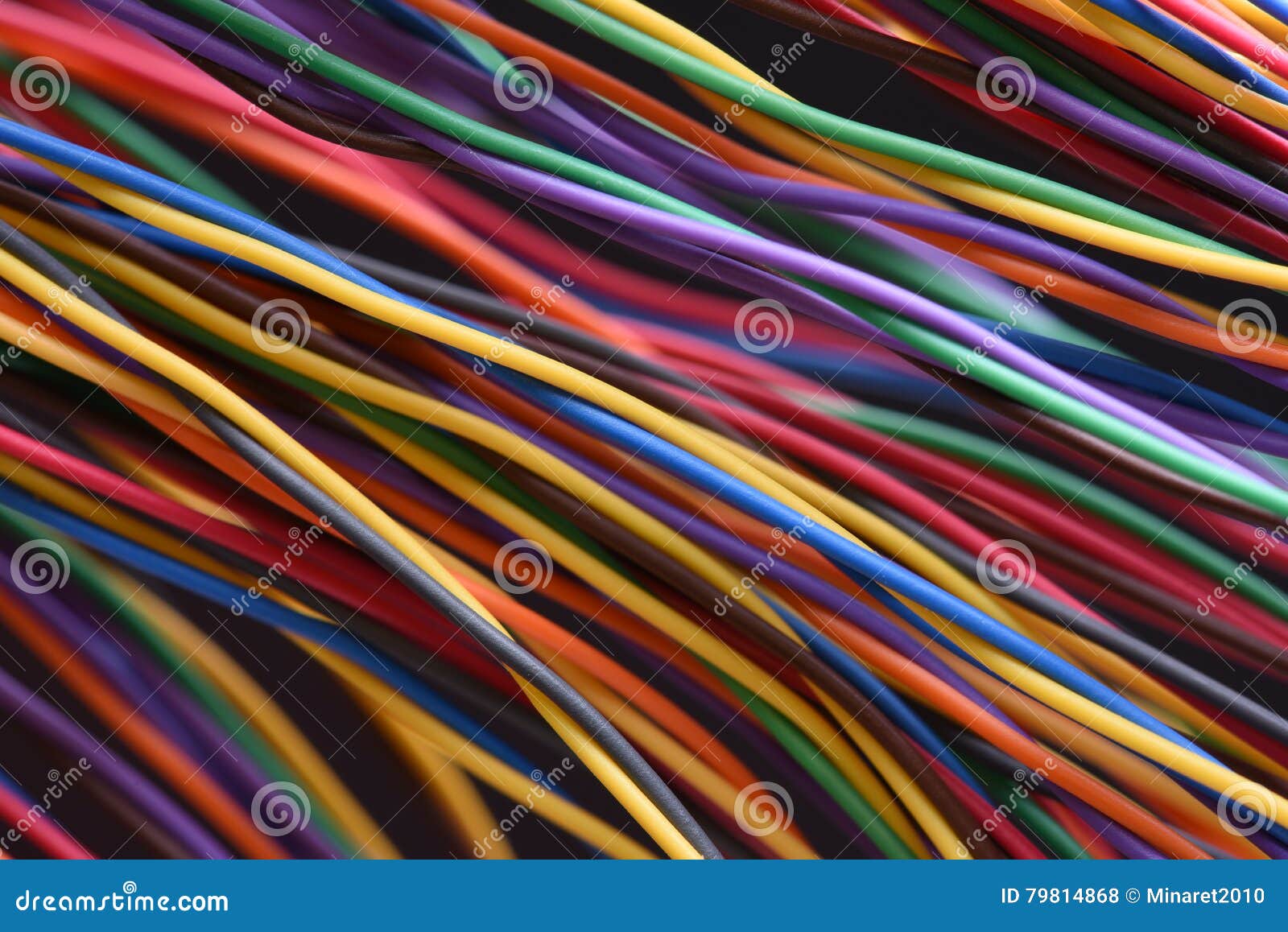 Electrical Wire Used in Telecommunication Internet Cable Network and ...