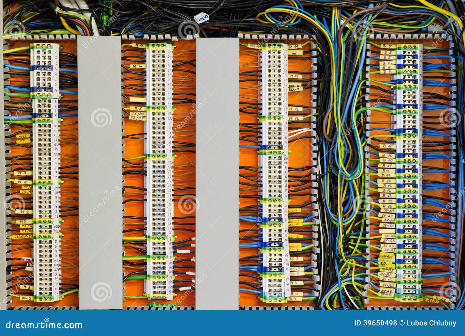 Electrical Wires and Cables Stock Photo - Image of equipment, frame ...
