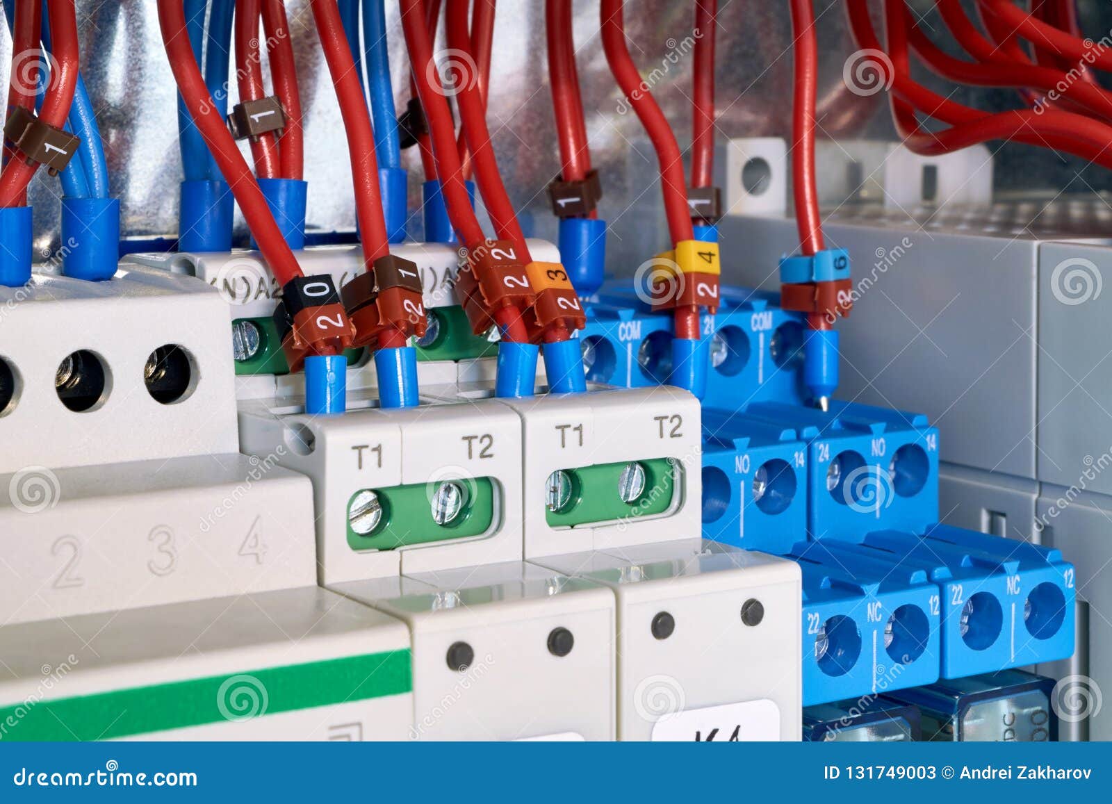 The Electrical Wires are Connected To the Intermediate Relays and ...