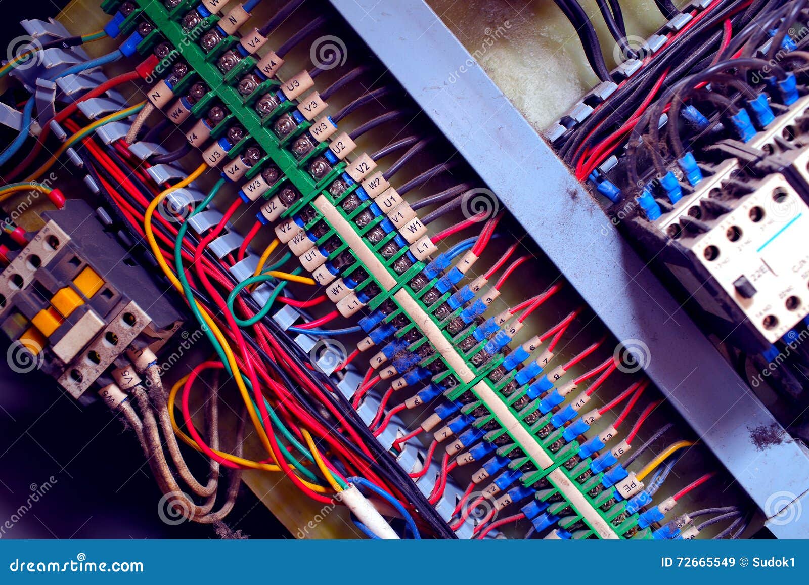 Electrical Wires Connecting Circuit Powered Stock Image - Image of ...