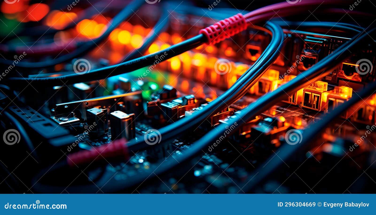 Electrical Wires, Engineering Communications, Network Connections - AI ...