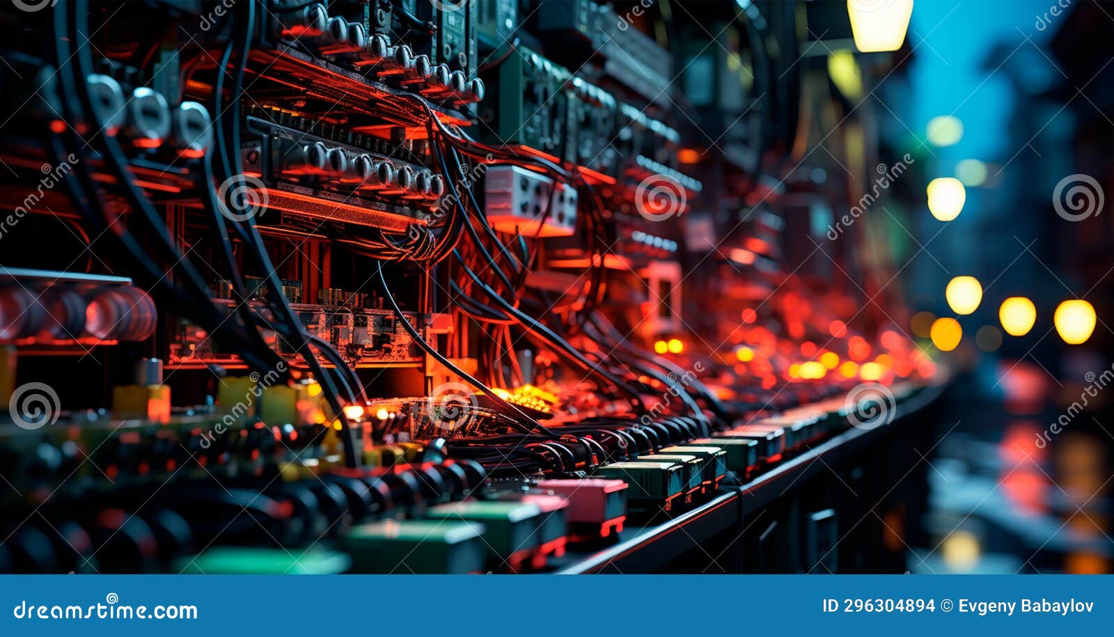 Electrical Wires, Engineering Communications, Network Connections - AI ...