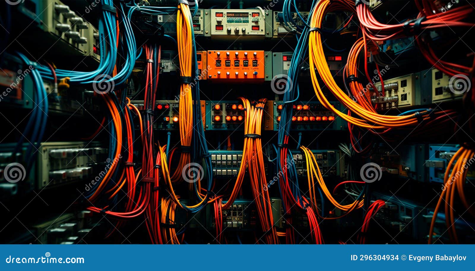 Electrical Wires, Engineering Communications, Network Connections - AI ...