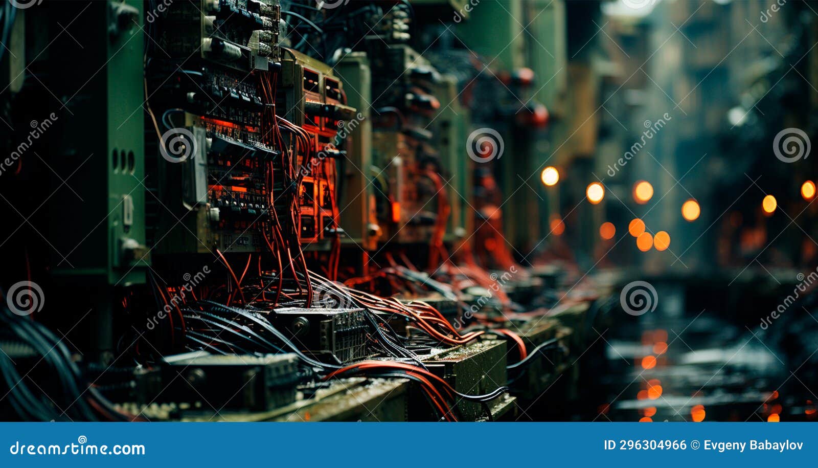 Electrical Wires, Engineering Communications, Network Connections - AI ...