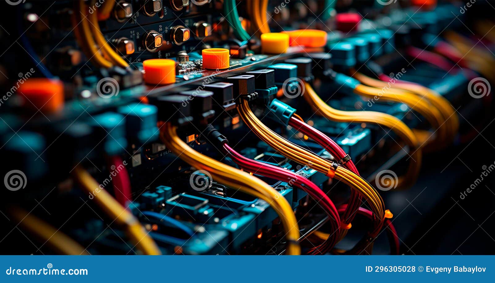 Electrical Wires, Engineering Communications, Network Connections - AI ...