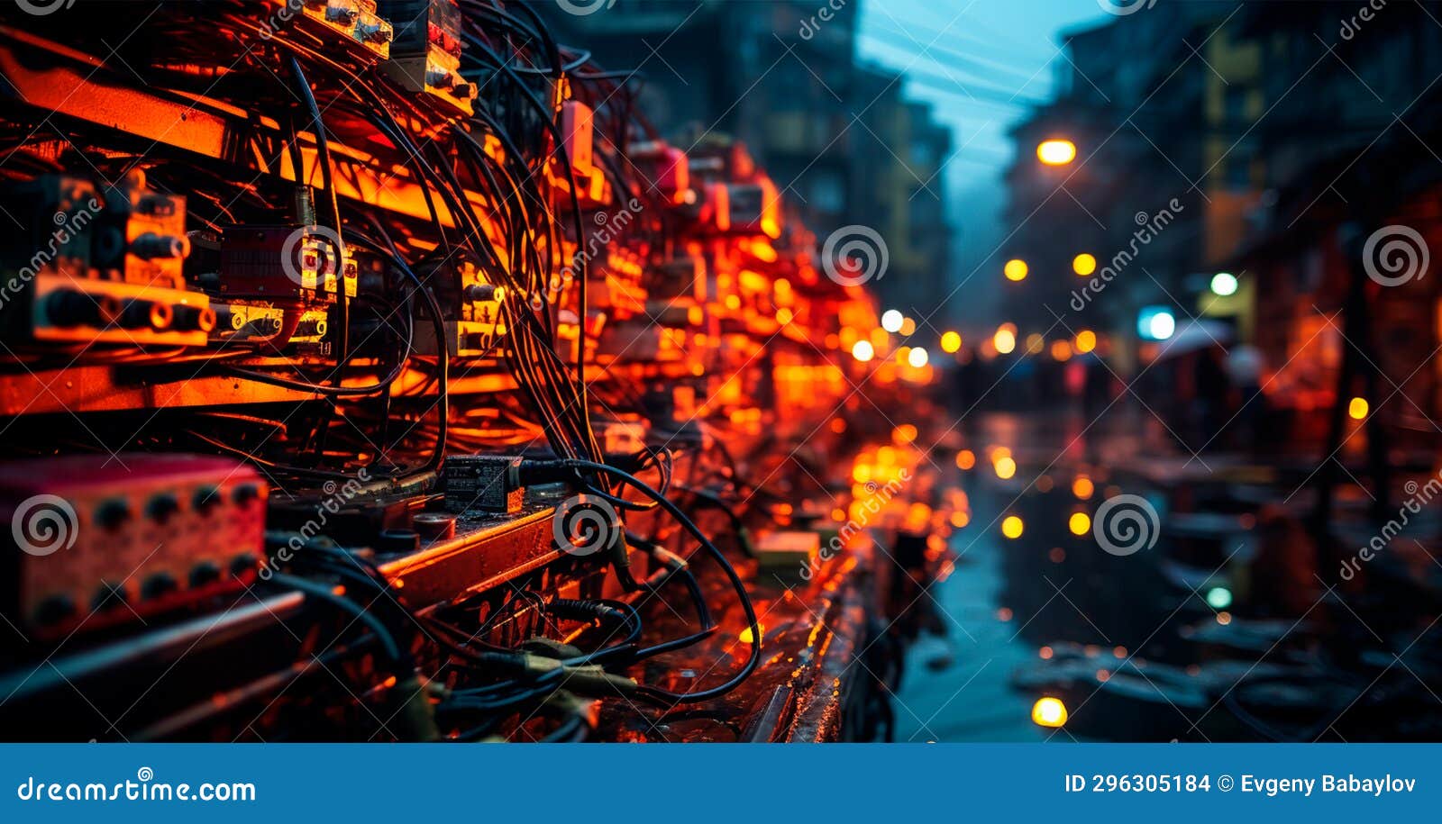 Electrical Wires, Engineering Communications, Network Connections - AI ...