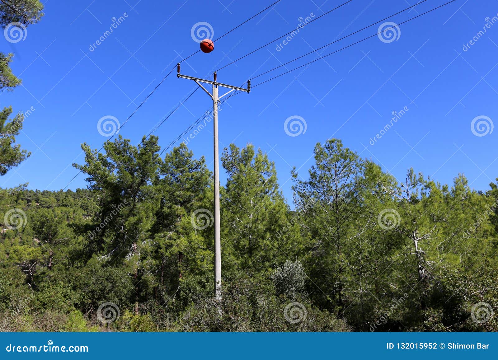 Power line wire stock photo. Image of israel, nature - 132015952