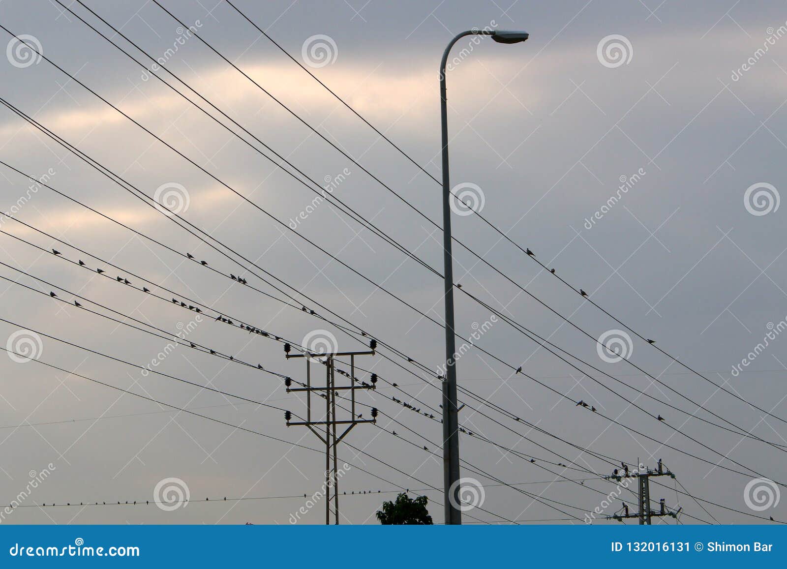 Power line wire stock image. Image of clouds, wires - 132016131
