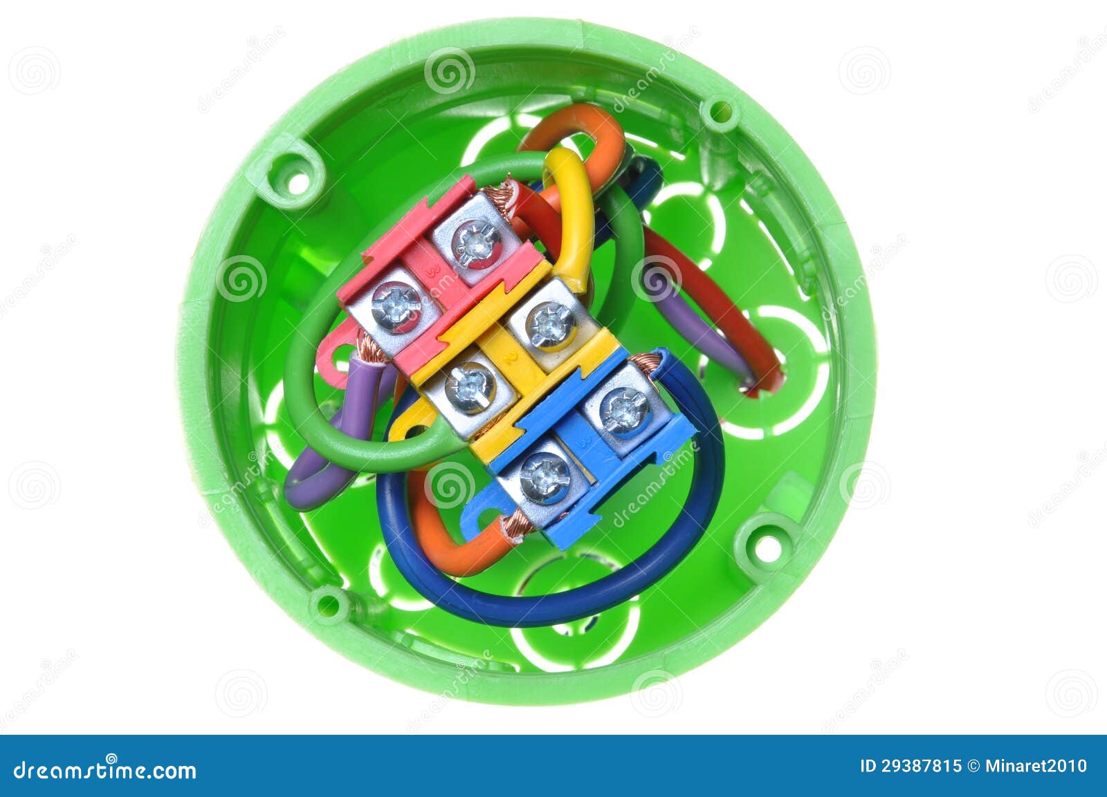 Electrical Wires in Wall Socket Stock Image - Image of idea ...