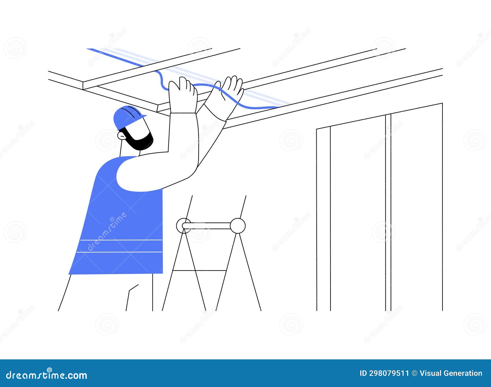 Electrical Wiring Abstract Concept Vector Illustration. 向量例证 - 插画 包括有 ...