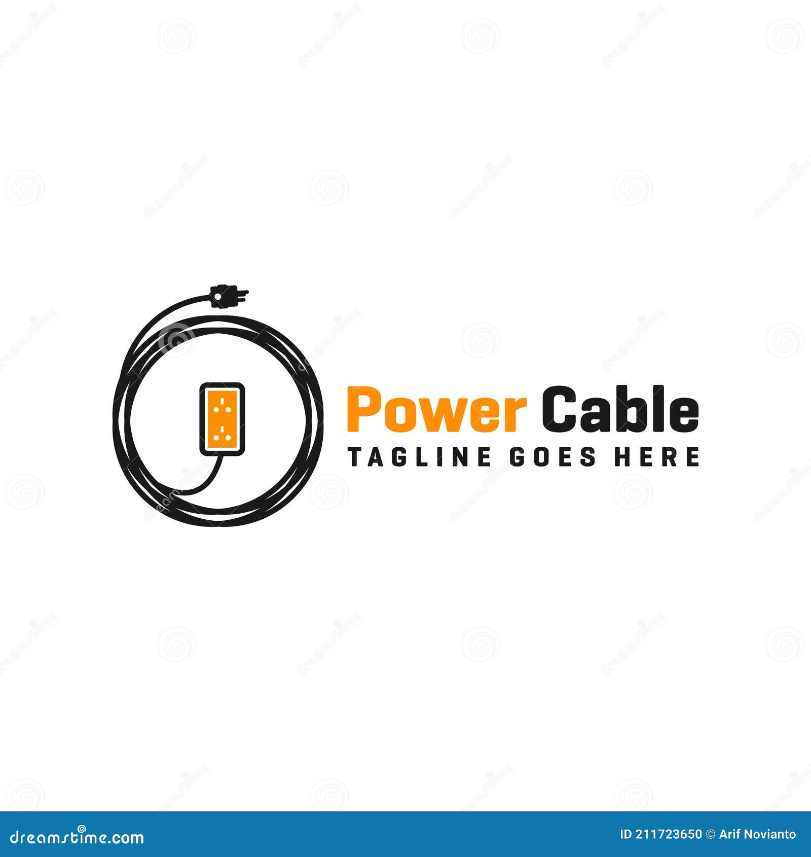 Electrical Wiring or Connector Cable Logo Stock Vector - Illustration ...