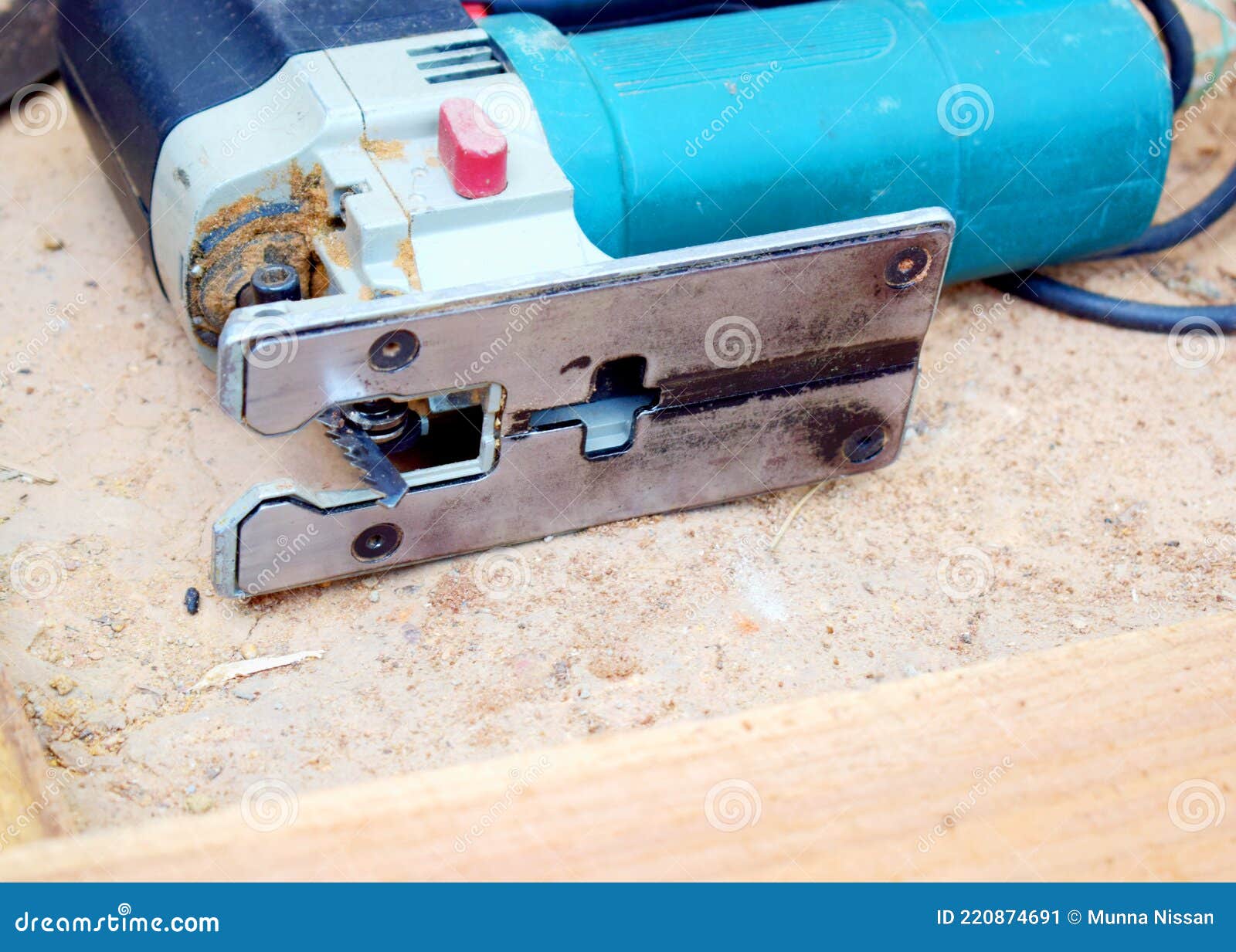 Electrical Wood Cutter, Wood Milling Stock Image - Image of industrial ...