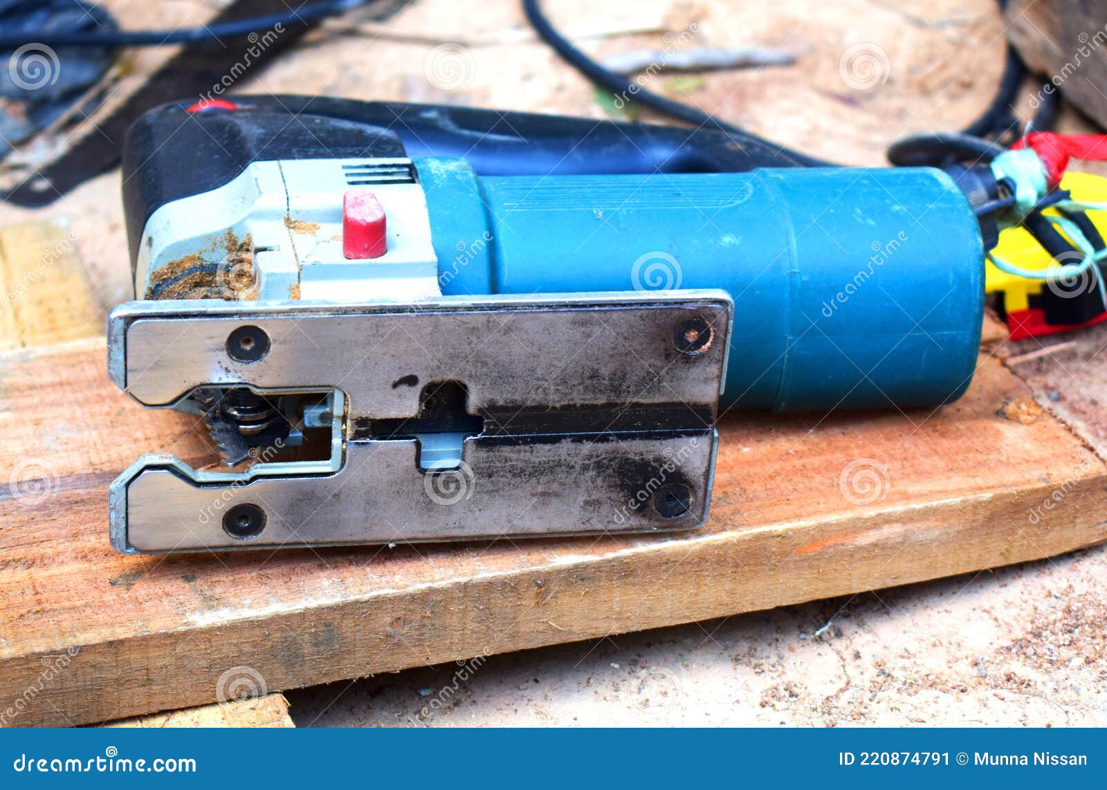 Electrical Wood Cutter, Wood Milling Stock Image - Image of machine ...