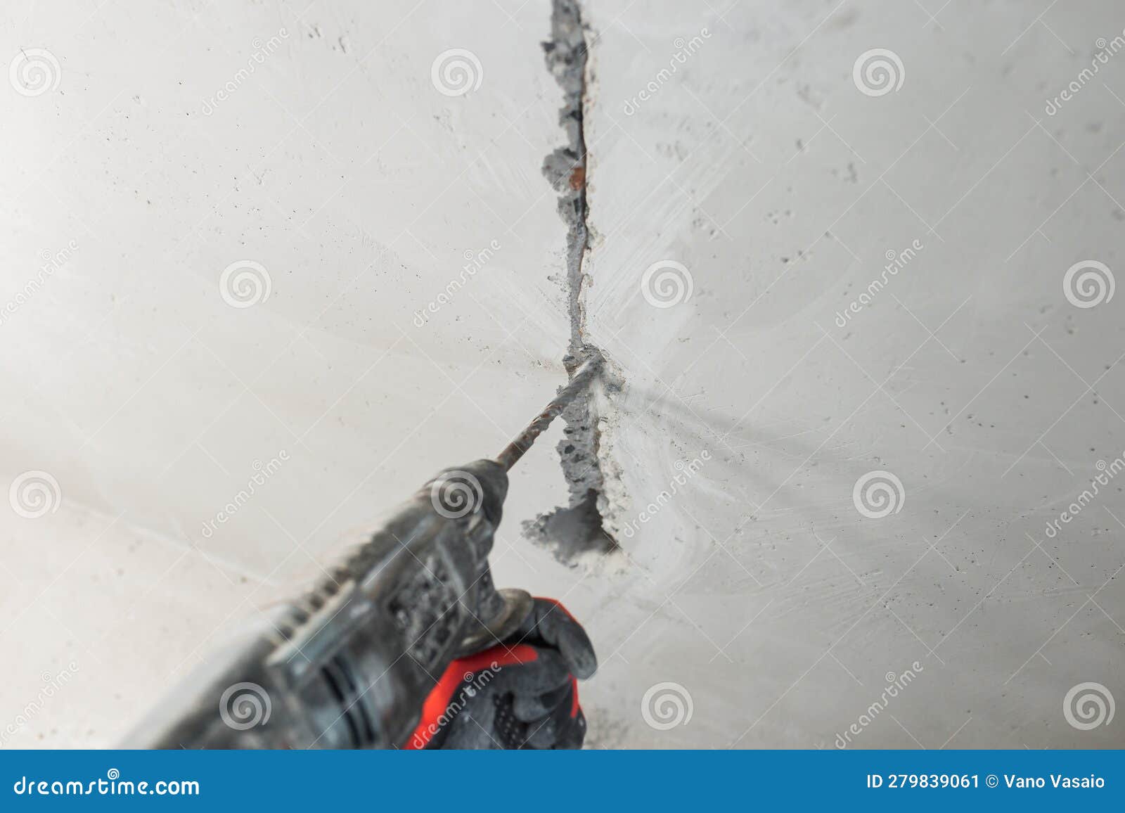 Electrical Work in Finishing Stock Image - Image of outlet, energy ...