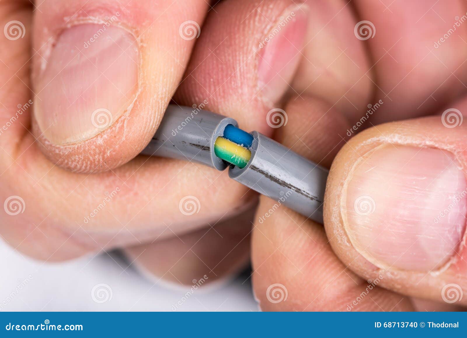 Electrical work stock photo. Image of installation, removing - 68713740