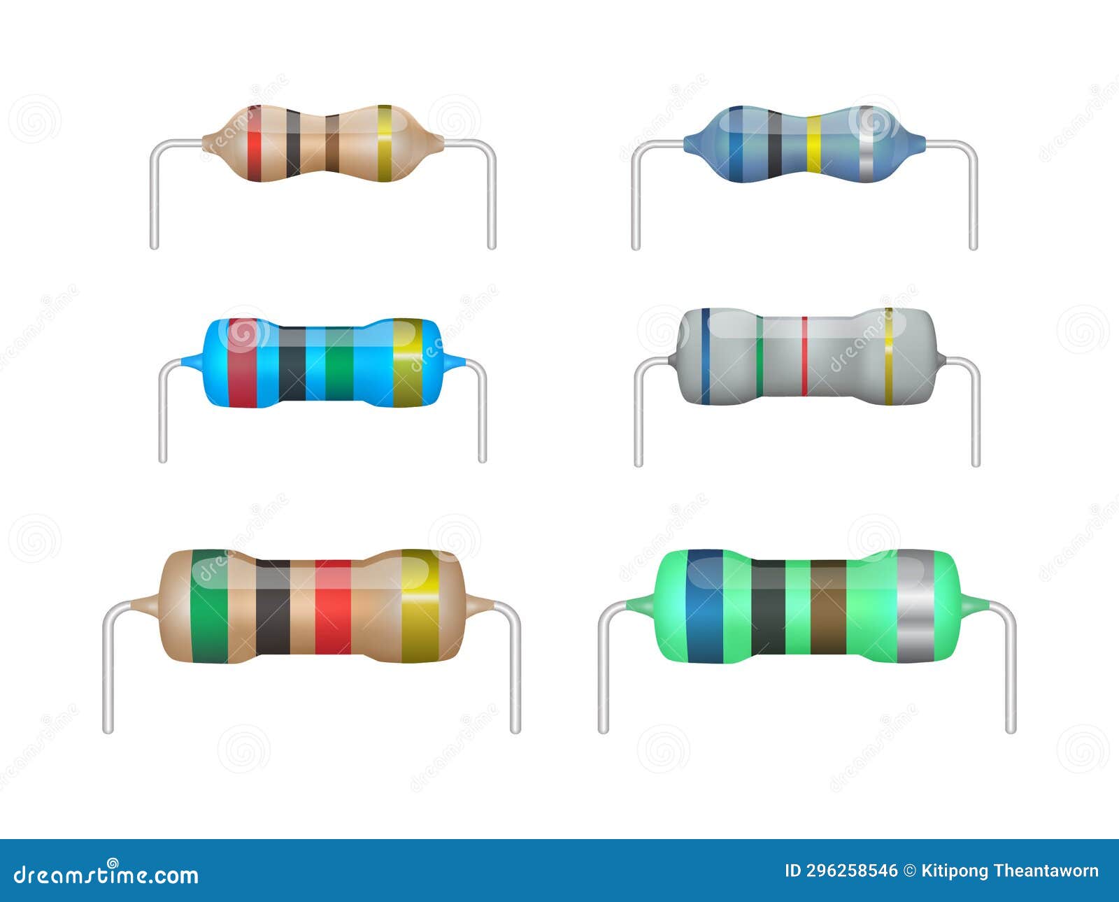 Resistor Logo Cartoon Vector | CartoonDealer.com #208676407