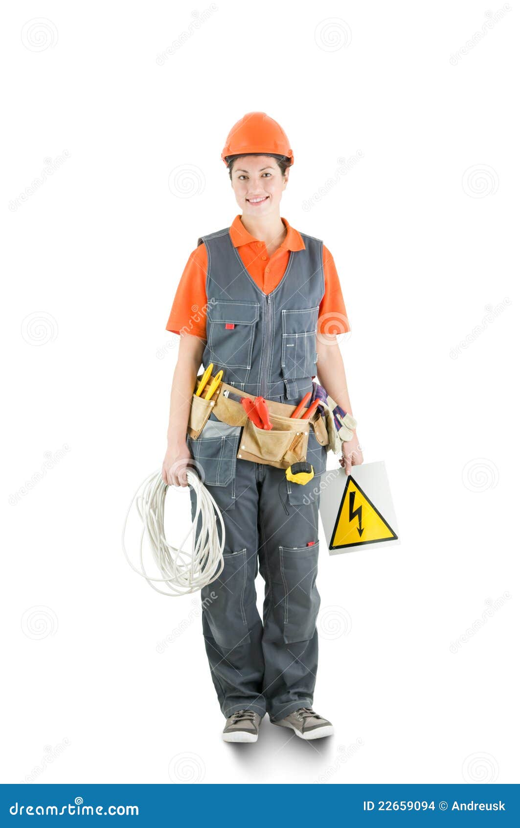 Electrician stock photo. Image of profession, developmant - 22659094 Electrician stock photo. Image of profession, developmant - 22659094