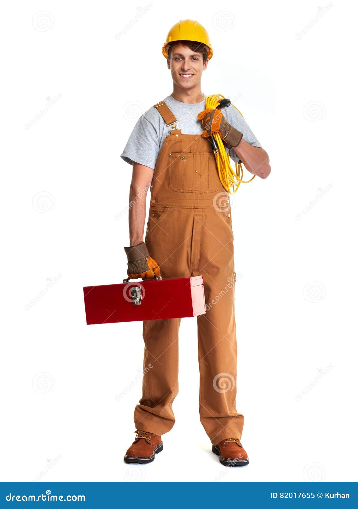 Electrician Construction Worker Stock Image - Image of repair ...