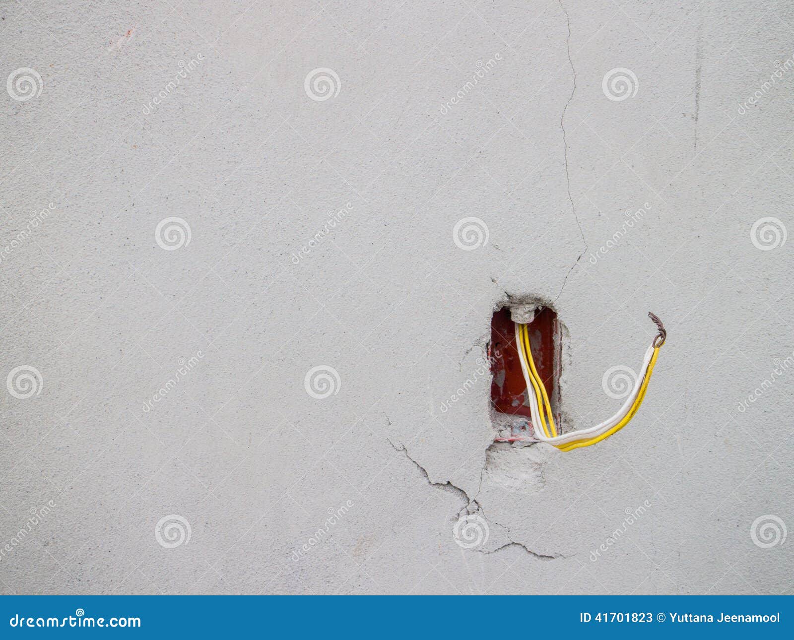 Electrician Installing Power Cables in a New Building Stock Image ...