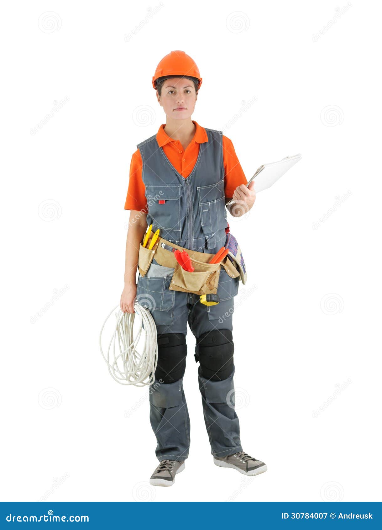 Electrician stock image. Image of smile, work, worker - 30784007