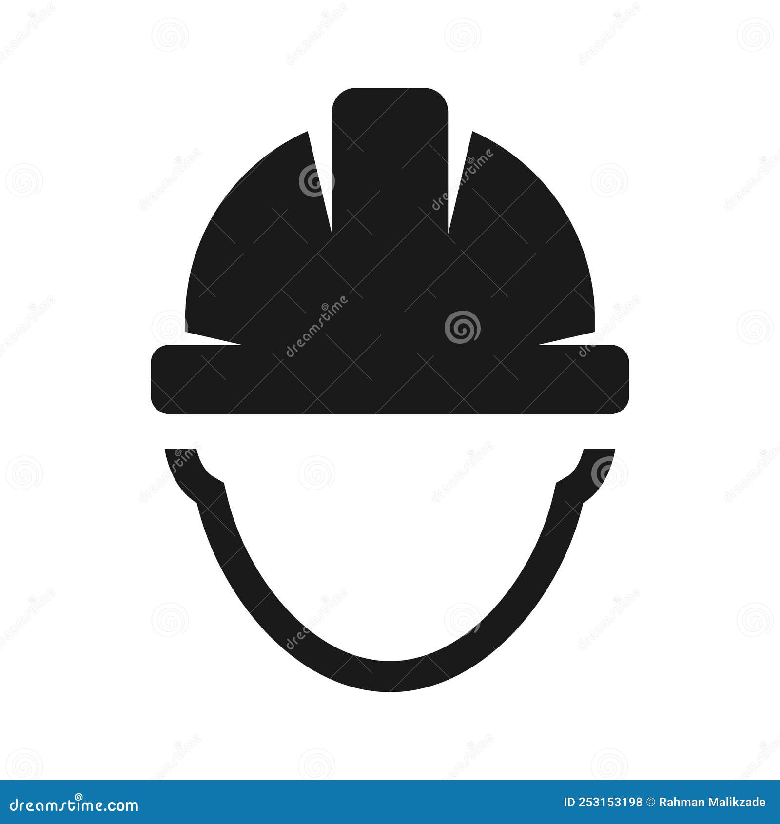 Electrician Technician Engineer Avatar Icon. Construction Builder ...