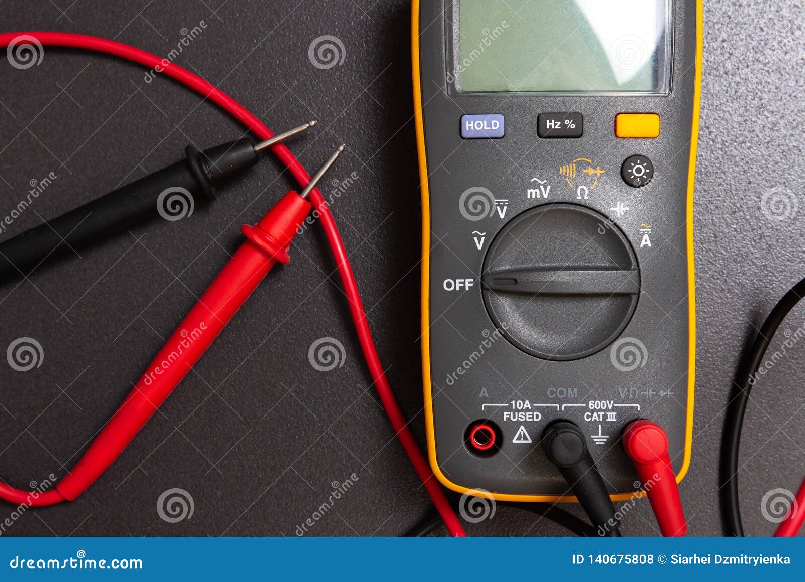 Electrician Tool for Electric Measurements Stock Photo - Image of ...